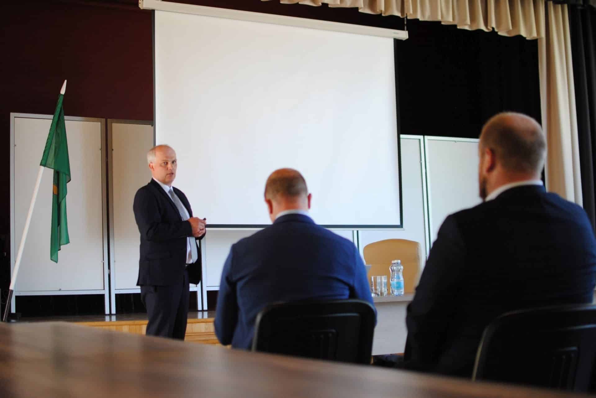 AS «Sadales tīkls» vizītē Talsos tiekas ar uzņēmējiem - ReTalsi